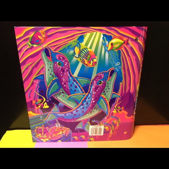 Lisa Frank | Office | Lisa Frank Fantastic World Dolphin Binder | Poshmark